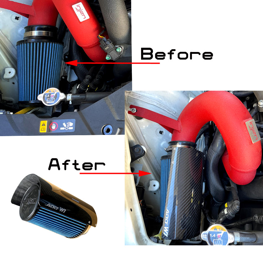 Carbon Fiber Heat shield for INJEN Intake Kia Stinger – ADD W1